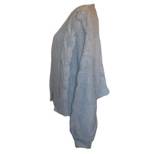 Crave Fame | Sweaters | Cable Knit Cardigan Color Dusty Blue | Poshmark